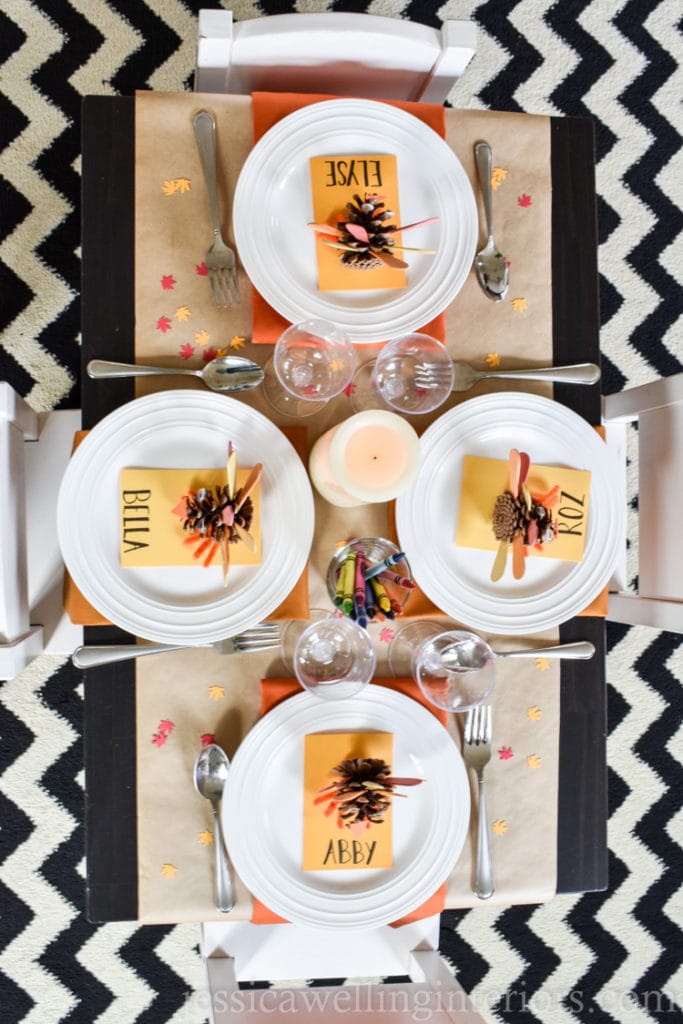 Set a Super-Fun Thanksgiving Kids Table! - Jessica Welling Interiors