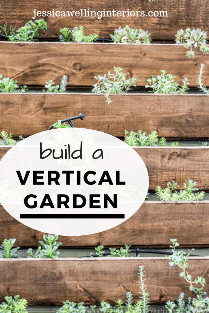 DIY Vertical Garden Planter - Jessica Welling Interiors