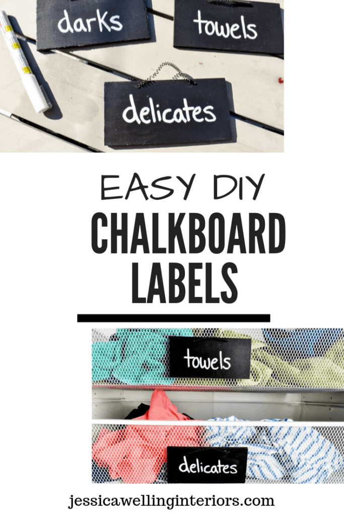 Easy Painted Chalkboard Labels! - Jessica Welling Interiors
