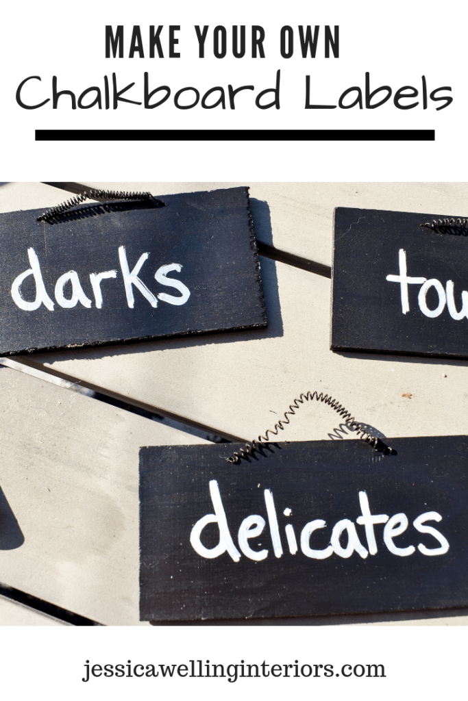 Easy Painted Chalkboard Labels! - Jessica Welling Interiors