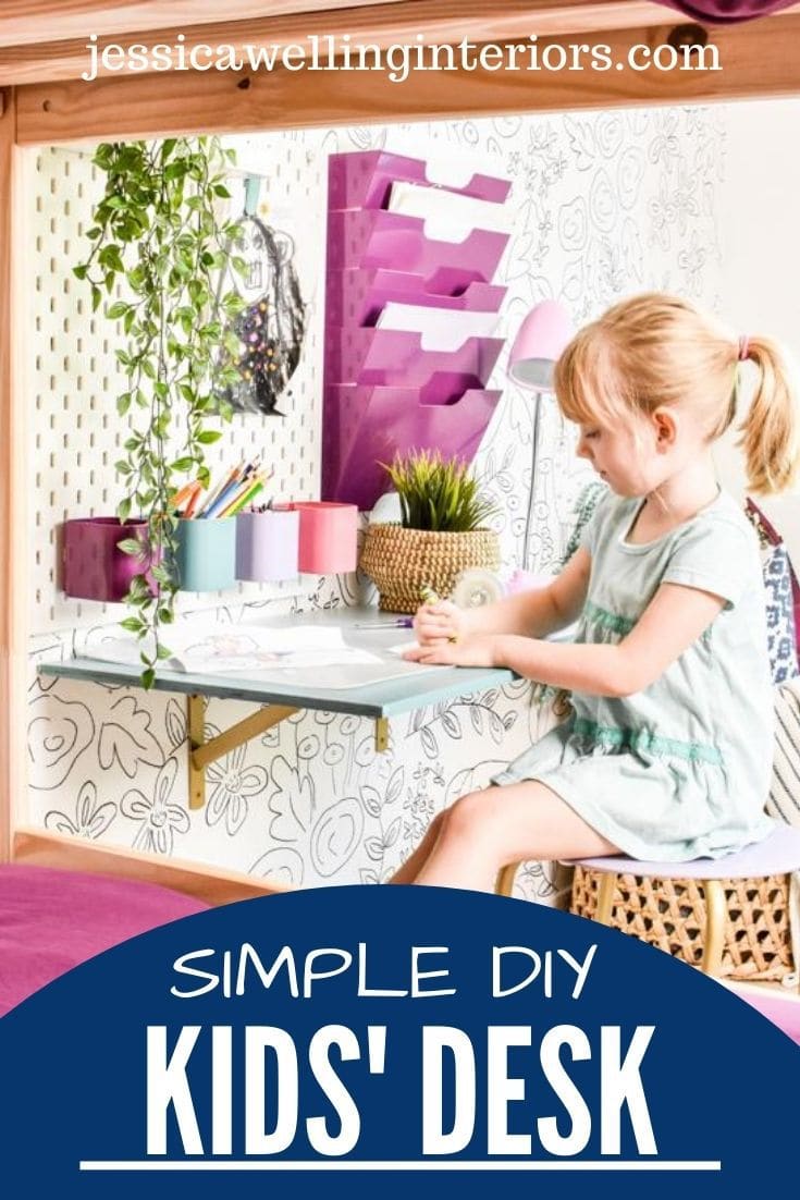 Easy DIY Floating Desk! - Jessica Welling Interiors