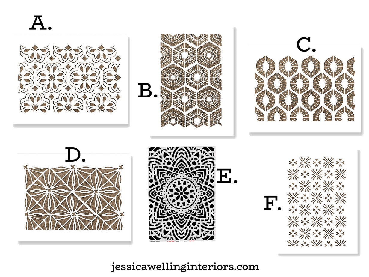 25 Stunning Modern Wall Stencils (2025) - Jessica Welling Interiors