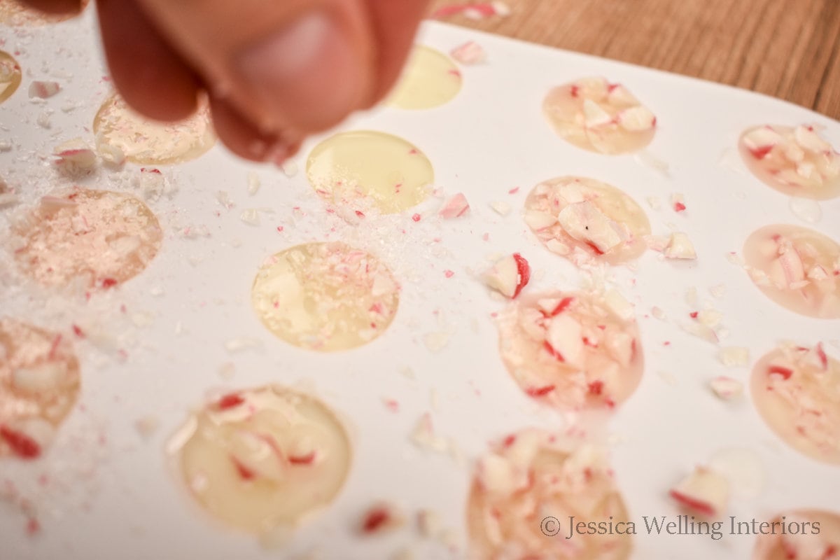 DIY Candy Cane Wax Melts - Jessica Welling Interiors