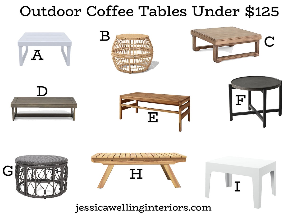 The Best Outdoor Coffee Tables on a Budget! (2024) - Jessica Welling ...