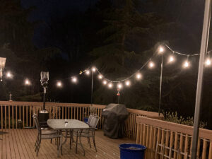 How to Hang String Lights on a Deck - Jessica Welling Interiors