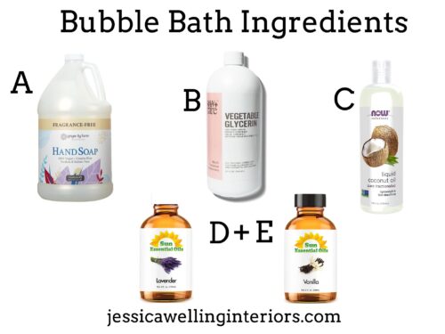 How to Make Bubble Bath (That Actually Bubbles!) - Jessica Welling Interiors