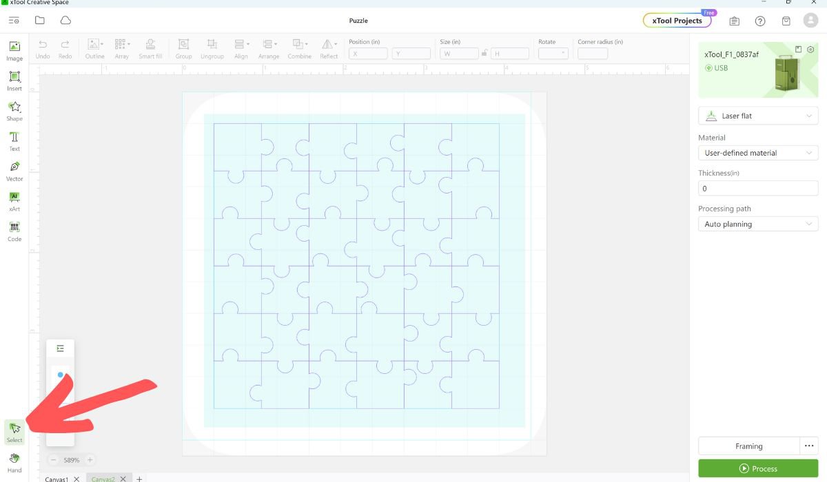 DIY Wood Jigsaw Puzzle with xTool F1 - Jessica Welling Interiors