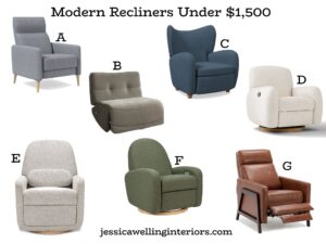 50 Modern Recliners That Aren't Hideous (2025) - Jessica Welling Interiors