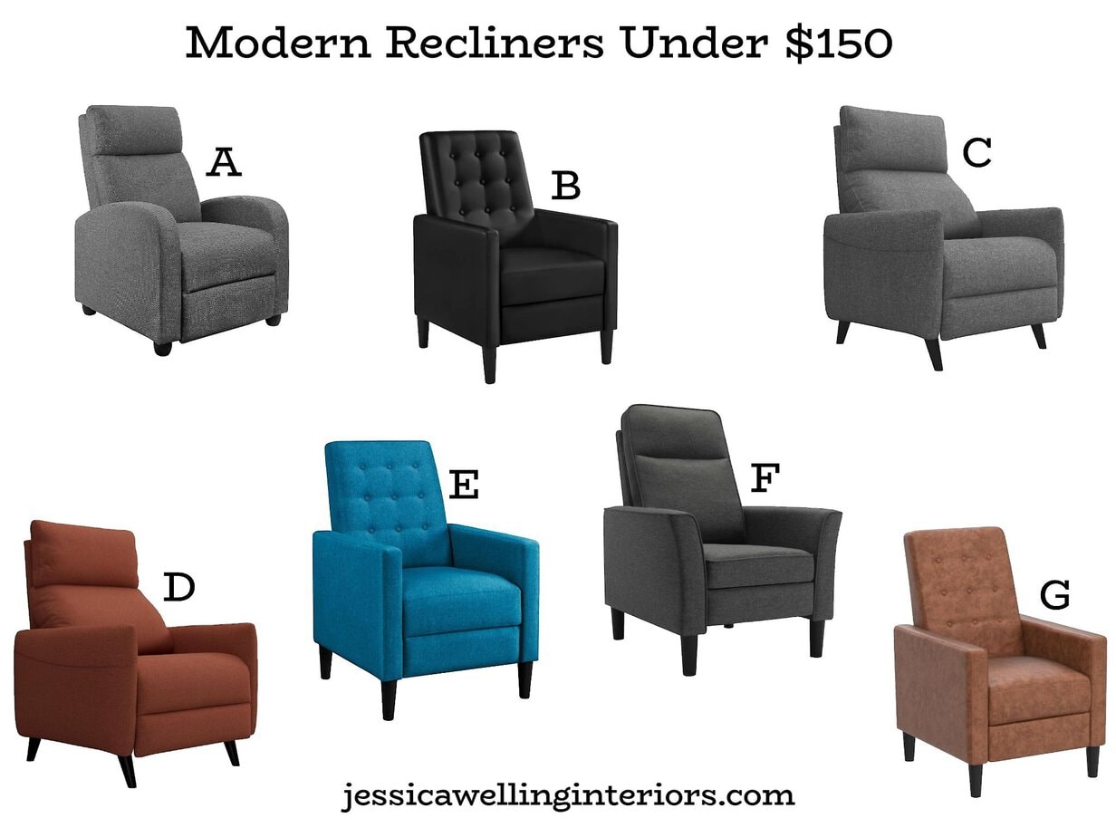 50 Modern Recliners That Aren't Hideous (2025) - Jessica Welling Interiors
