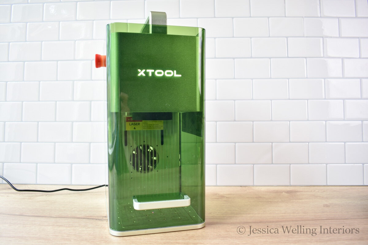 Engraved Wood Coasters with xTool F1 - Jessica Welling Interiors