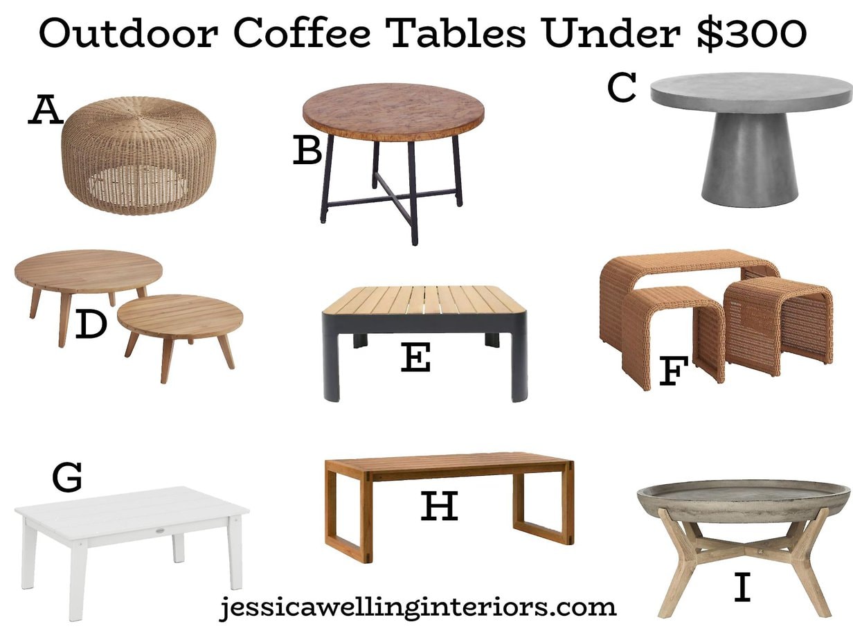 The Best Outdoor Coffee Tables on a Budget! (2025) - Jessica Welling ...