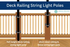 How to Hang String Lights on a Deck - Jessica Welling Interiors