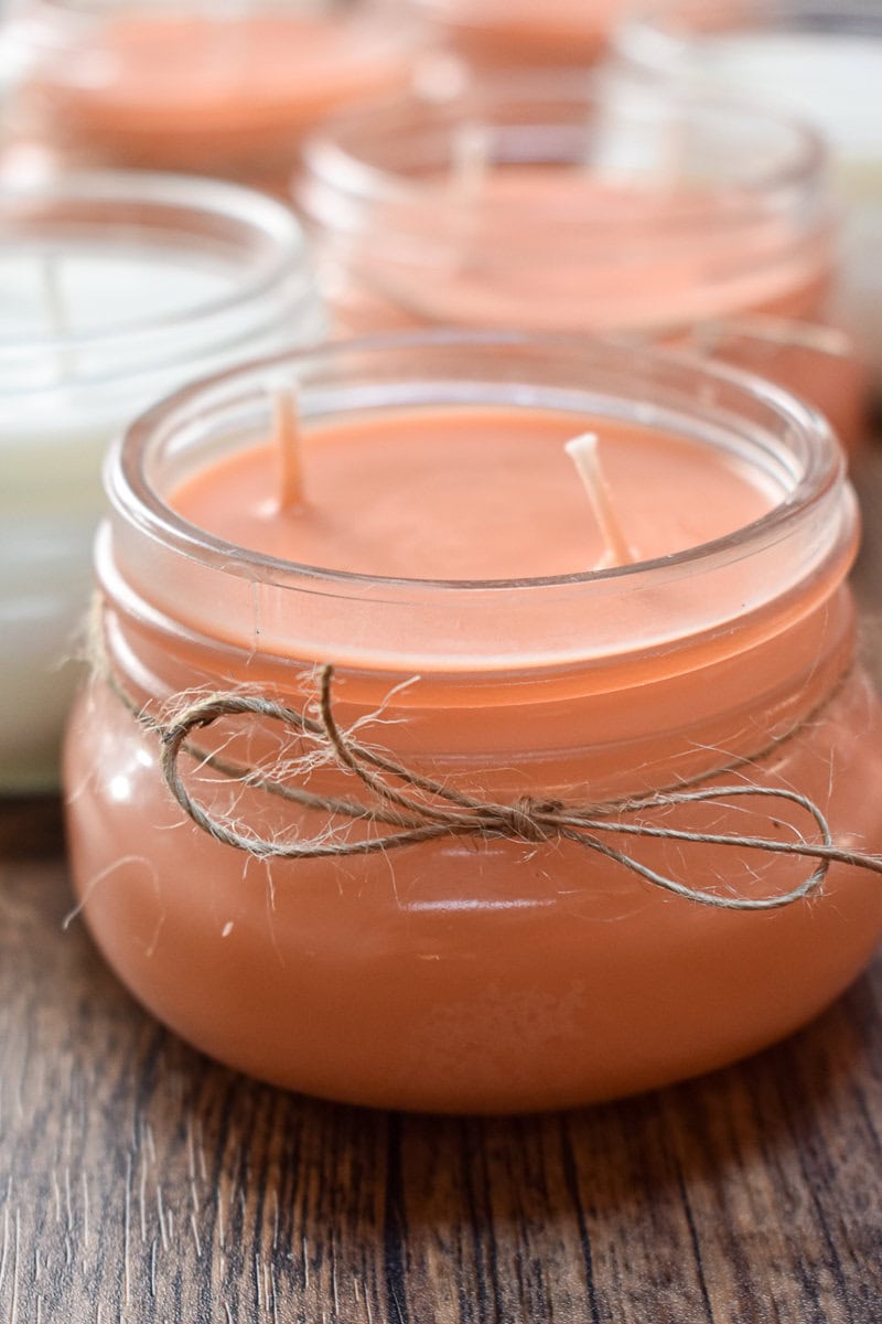 Easy Fall Mason Jar Candles - Jessica Welling Interiors