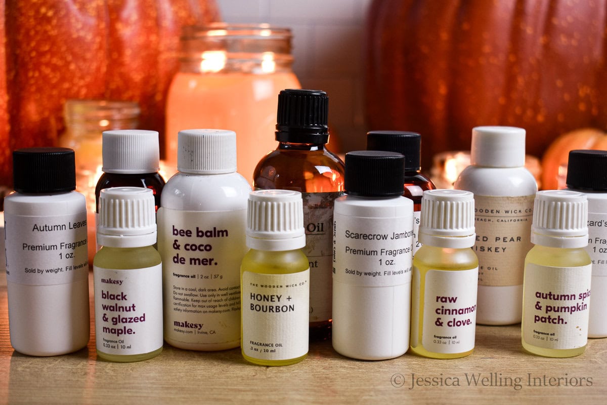 The Best Candle Fragrance Oils for Fall - Jessica Welling Interiors